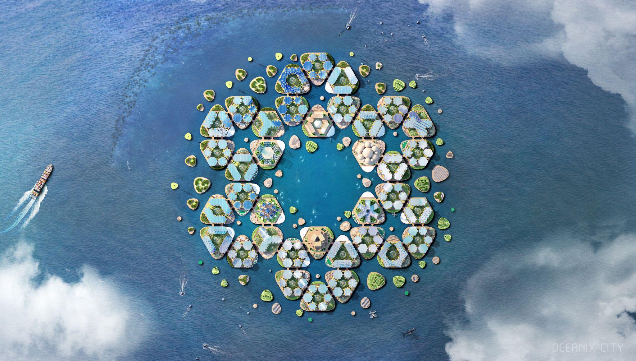 Oceanix, Busan: The World’s 1st Sustainable Floating City Prototype